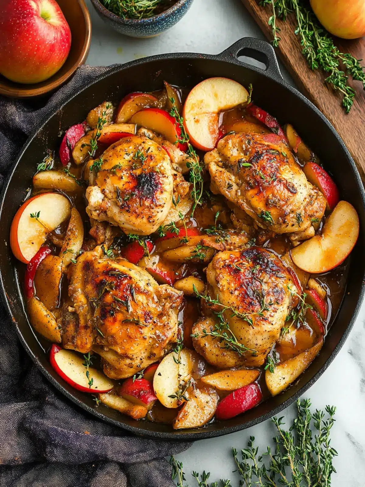 Irresistible Autumn Apple Chicken: A Delicious Fall Delight