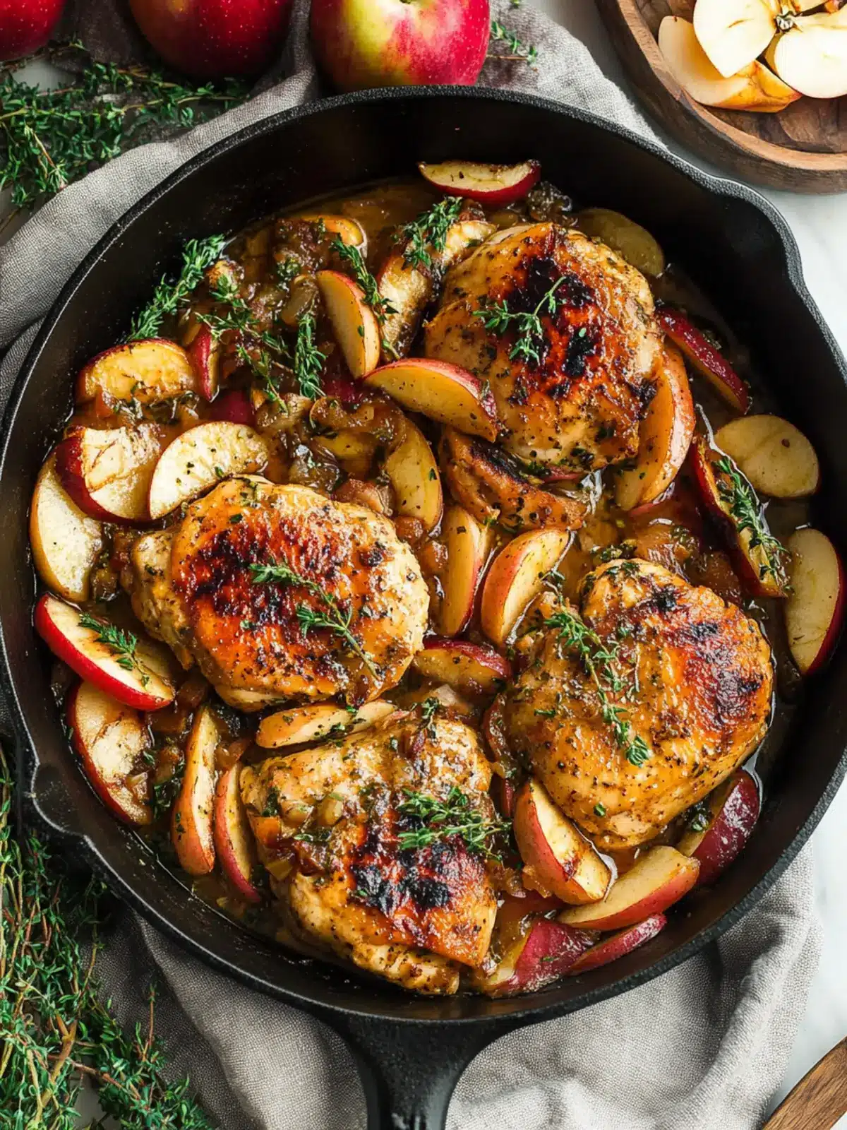 Irresistible Autumn Apple Chicken: A Delicious Fall Delight