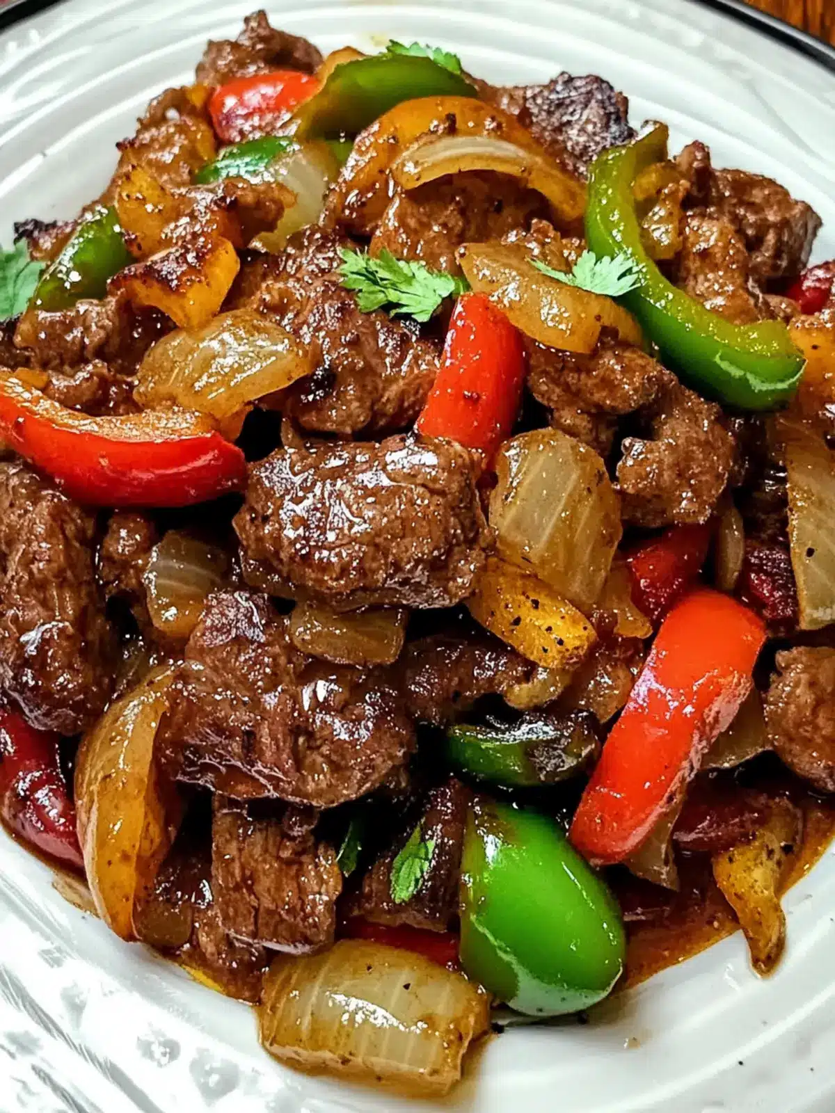 Ultimate Pepper Steak with Bell Peppers and Onion Recipe