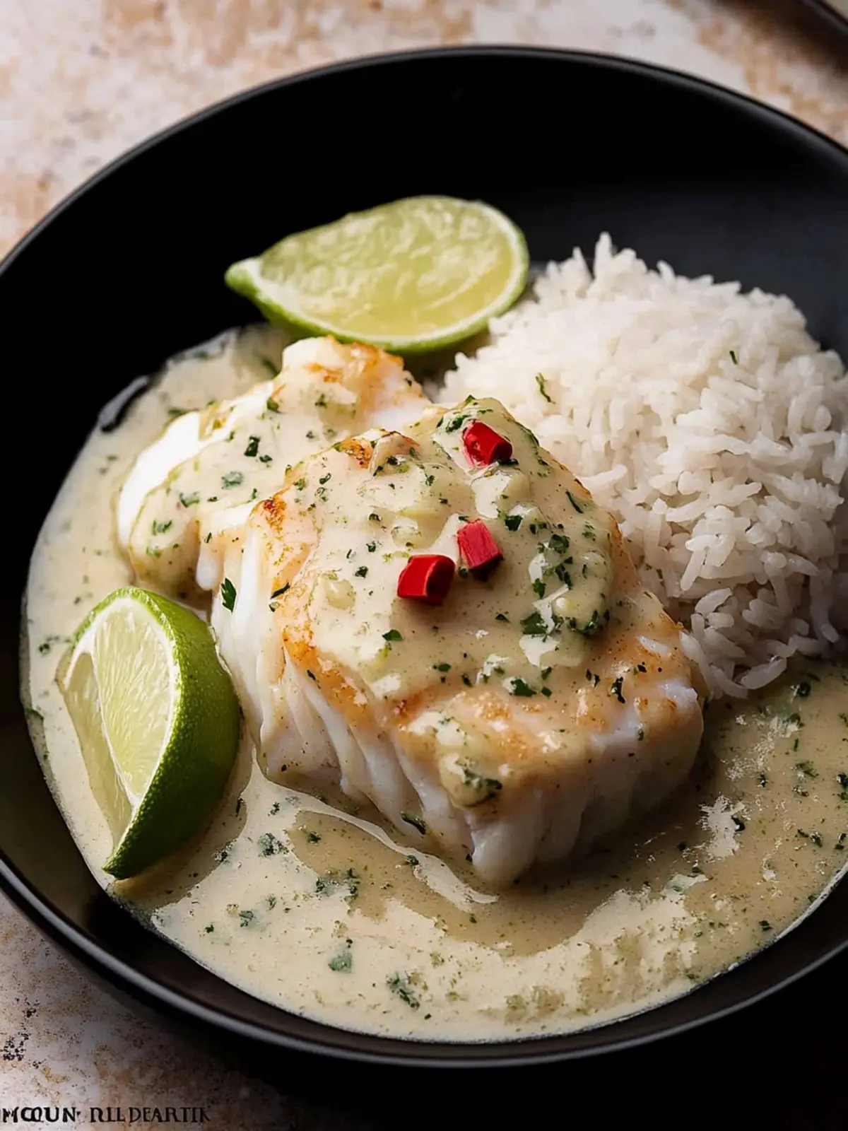 Irresistible Miso-Coconut Poached Cod with Pandan Rice