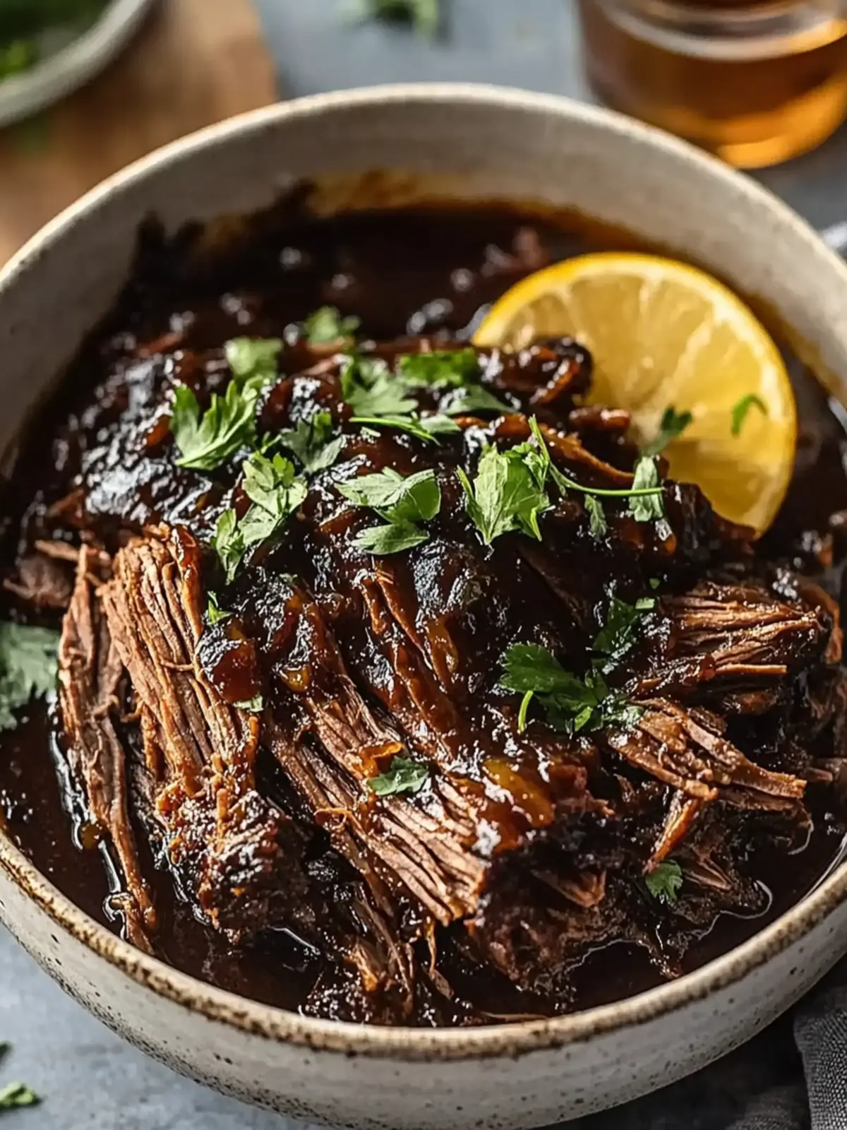 Irresistible Sweet & Savory Caramelized Pulled Beef Brisket