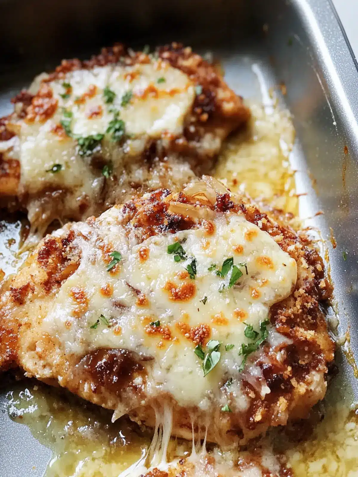 Easy French Onion Chicken Parm: Comforting and Delicious