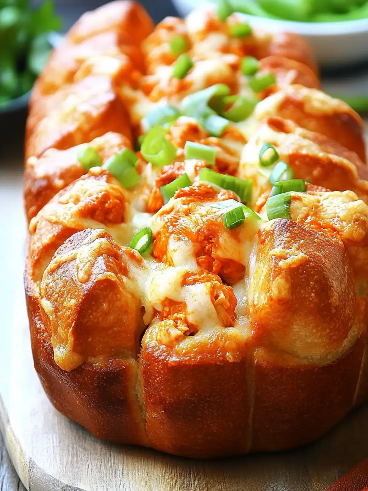 Easy Buffalo Chicken Pull-Apart Bread - A Delicious Game Day Treat