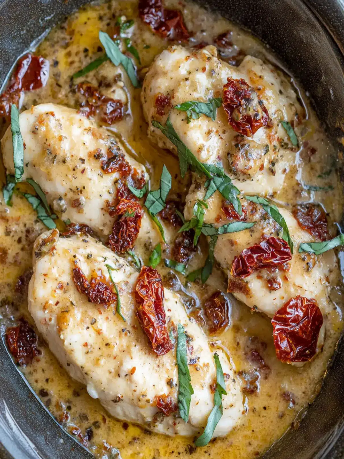 Irresistible Crock Pot Sun Dried Tomato Chicken for Comfort