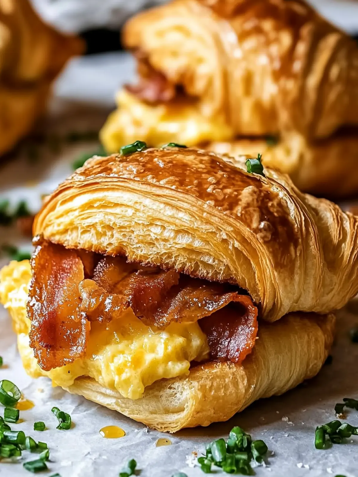 Irresistible Killer Maple Mustard Croissant Breakfast Sandwiches