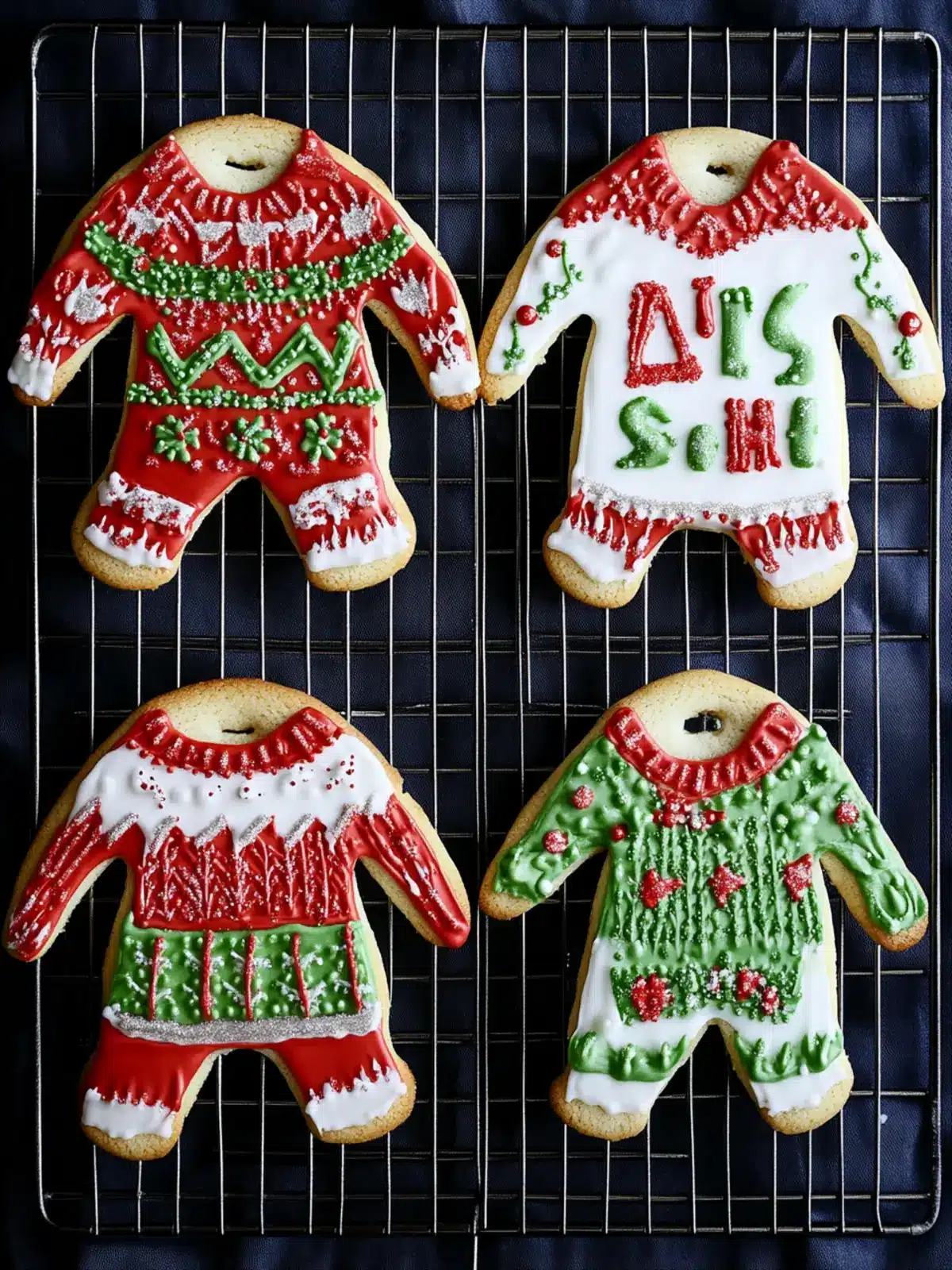 Cutest Ugly Christmas Sweater Cookies for Delicious Festivities