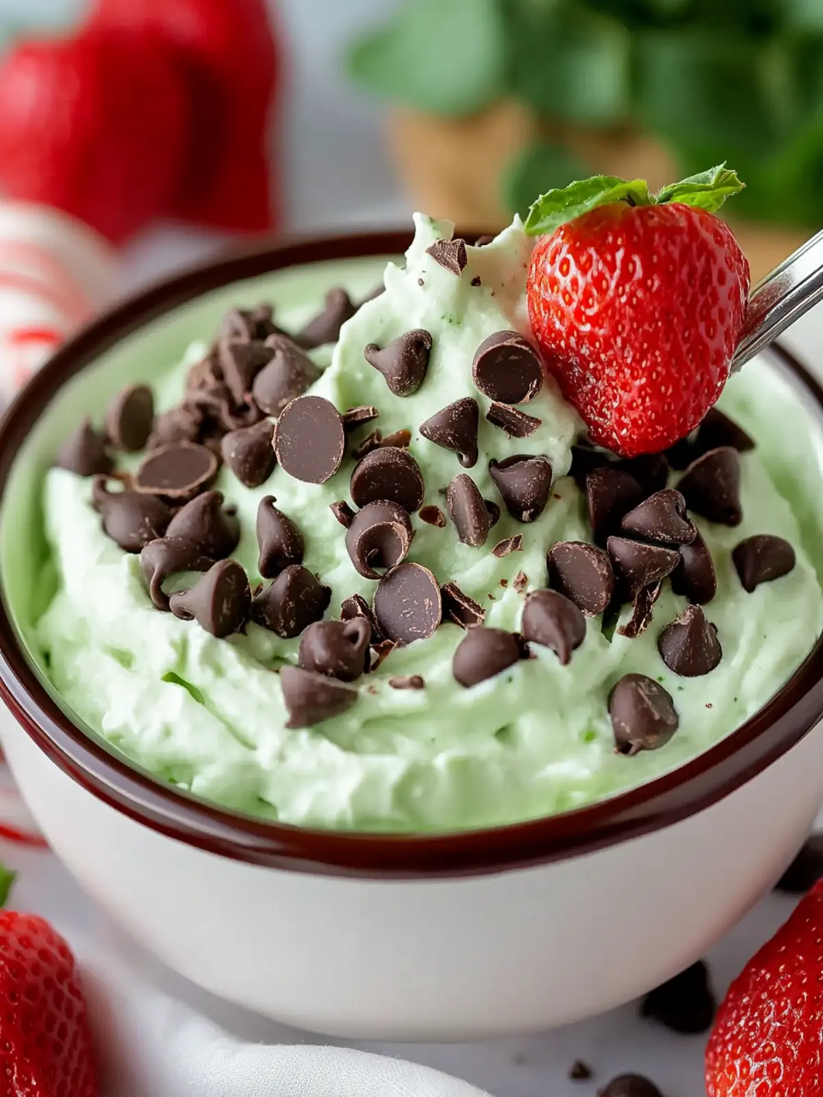 Easy Peppermint Chocolate Chip Dessert Dip for Delicious Gatherings