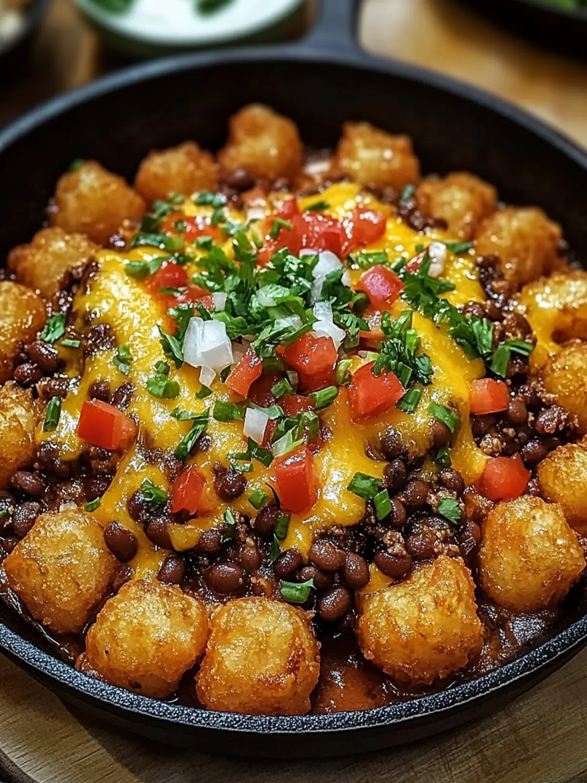 Ultimate Beef & Bean Tater Tot Skillet: A Guilt-Free Dinner