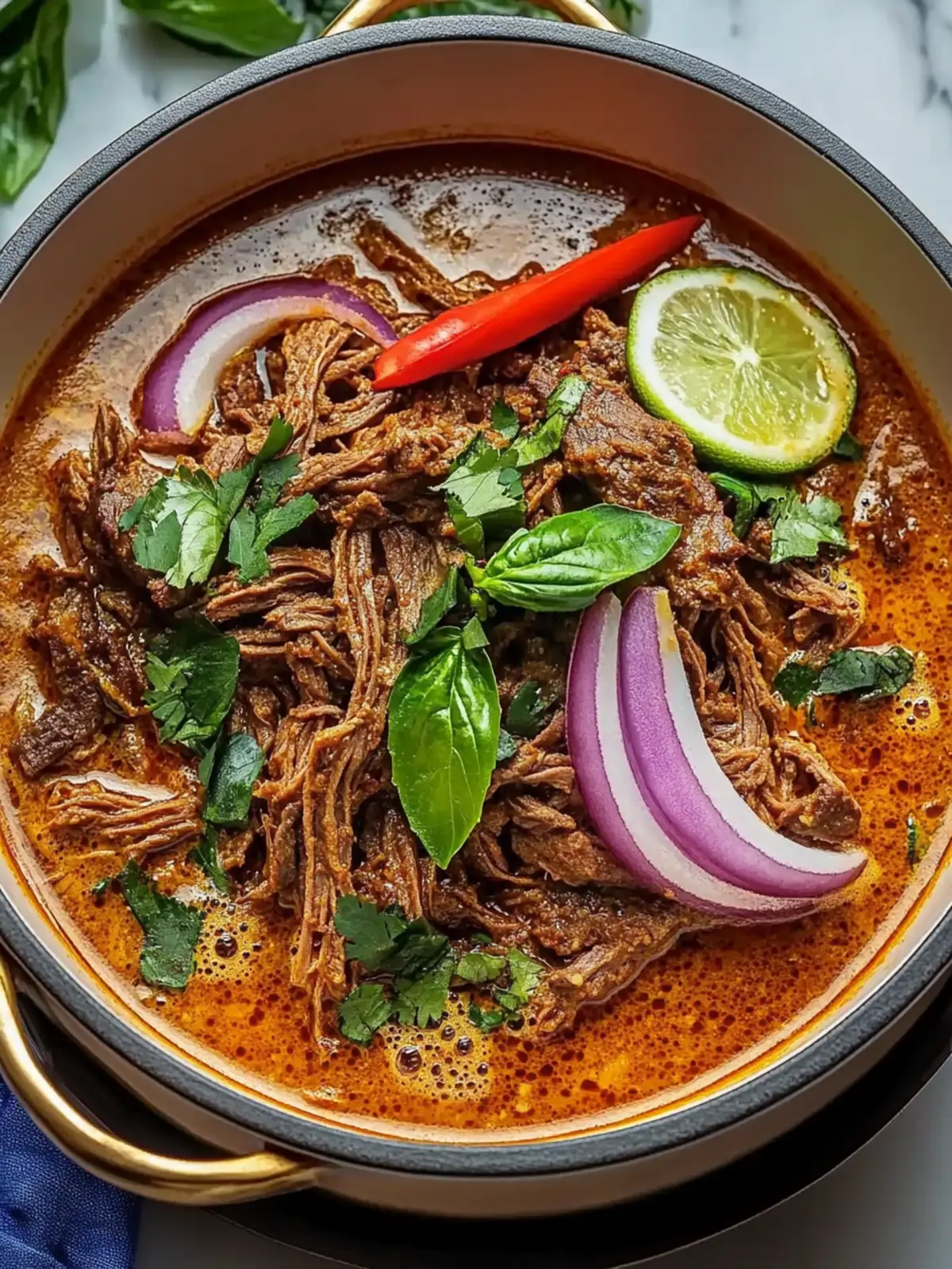 Irresistible Rich Shredded Beef Curry That Melts in Your Mouth