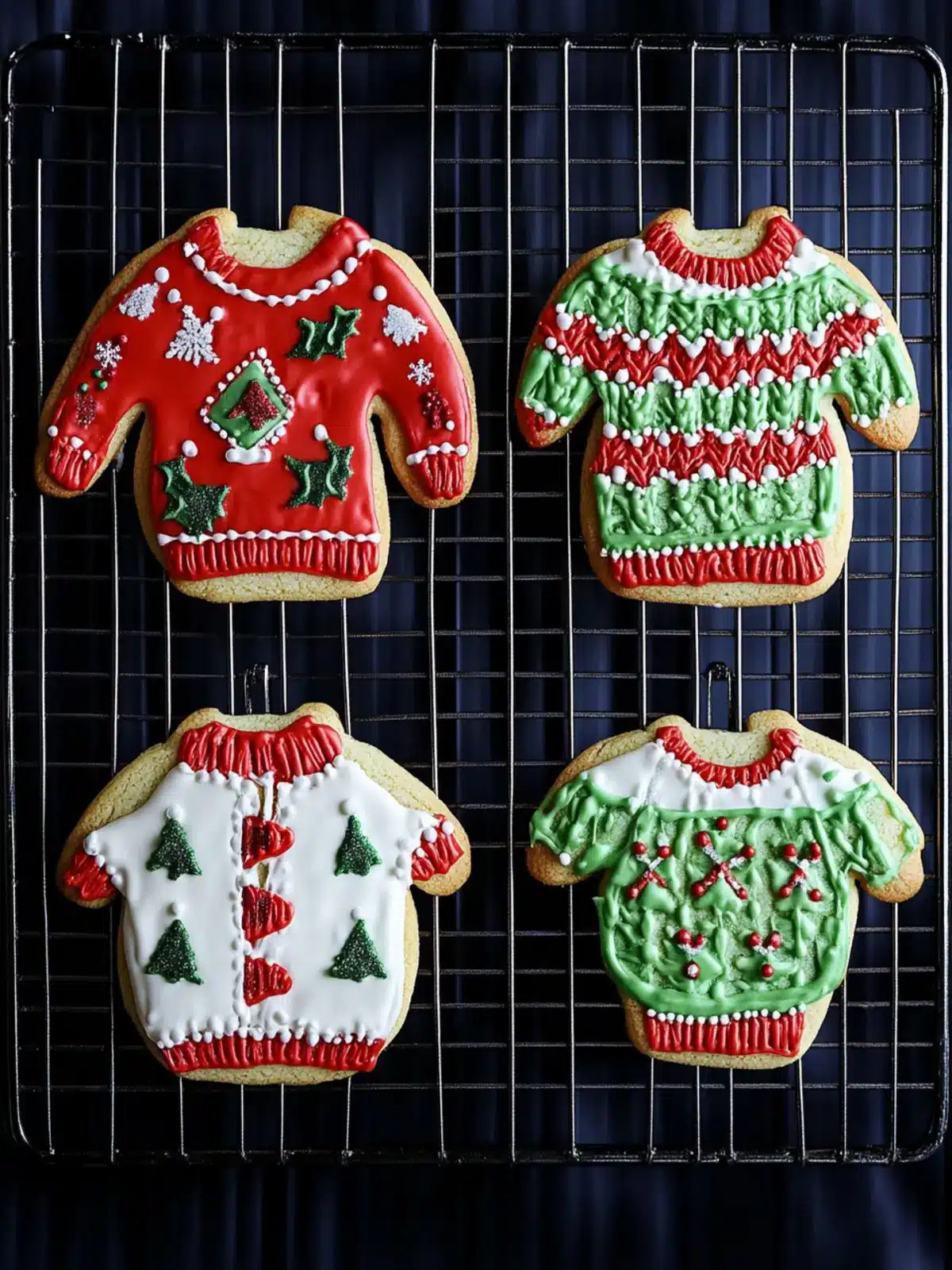 Cutest Ugly Christmas Sweater Cookies for Delicious Festivities