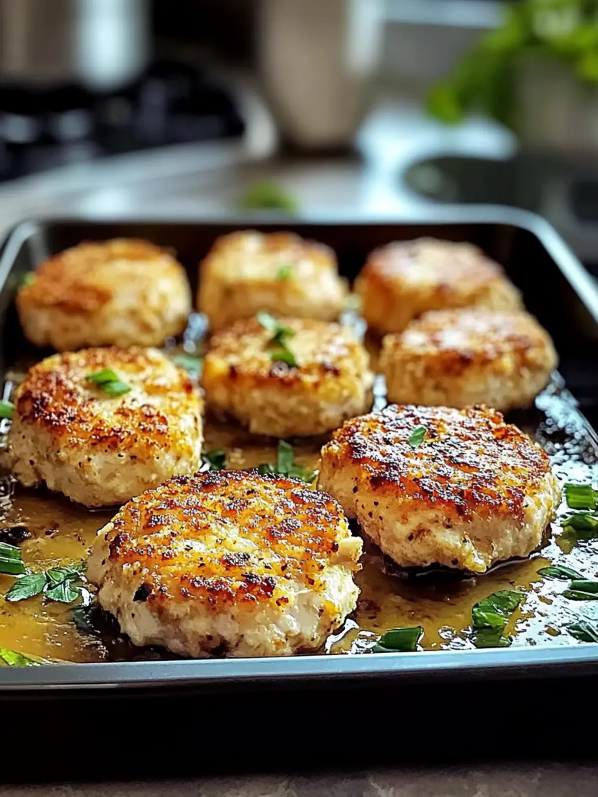 Irresistible Golden Baked Chicken Rissoles for Guilt-Free Comfort