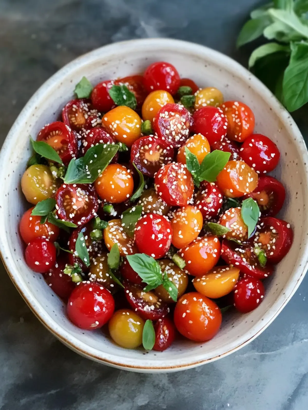Easy Sesame Yuzu Cherry Tomato Salad – A Delicious Quick Treat