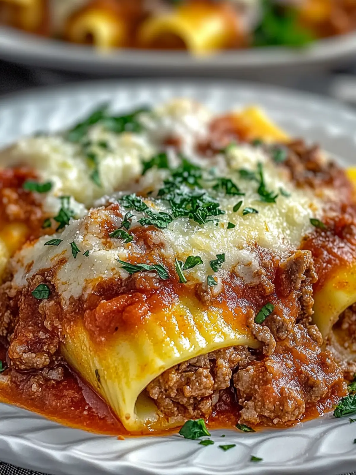 Ultimate Stuffed Manicotti with Meat Sauce - Delicious Comfort