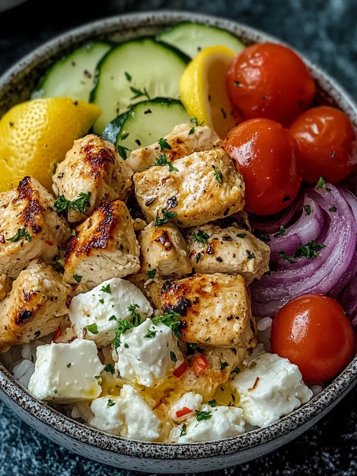 Easy Greek Chicken Bowls for Delicious Meal Prep