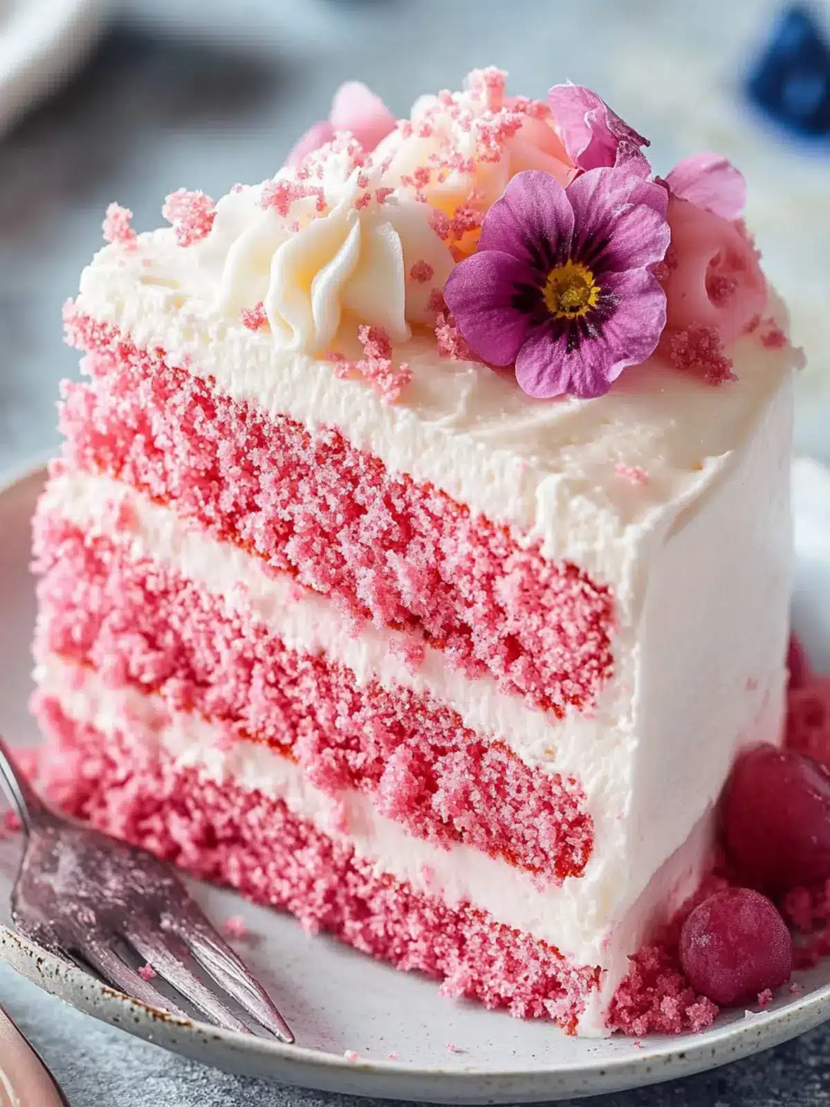 Irresistibly Soft Pink Velvet Cake for Your Spring Celebrations