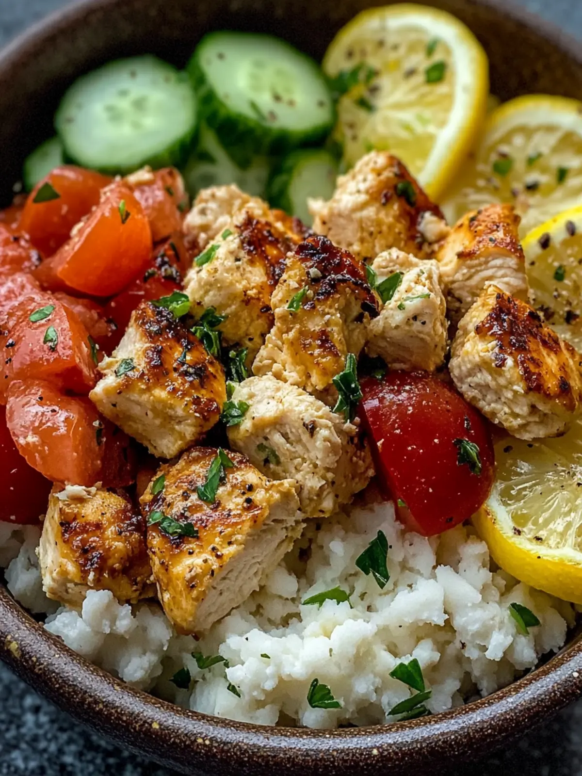 Easy Greek Chicken Bowls for Delicious Meal Prep
