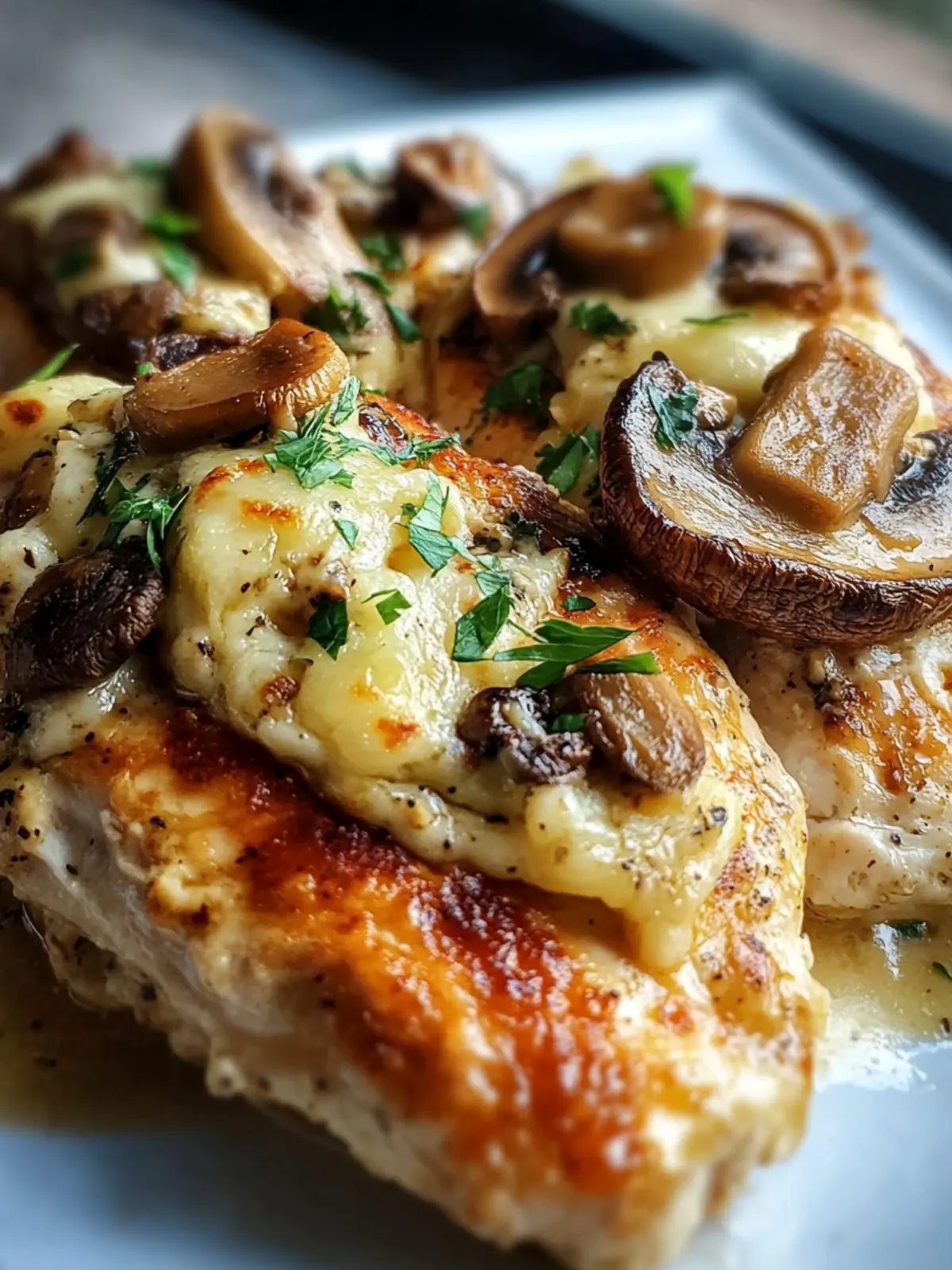 Gouda & Mushroom Stuffed Chicken: Ultimate Comforting Delight