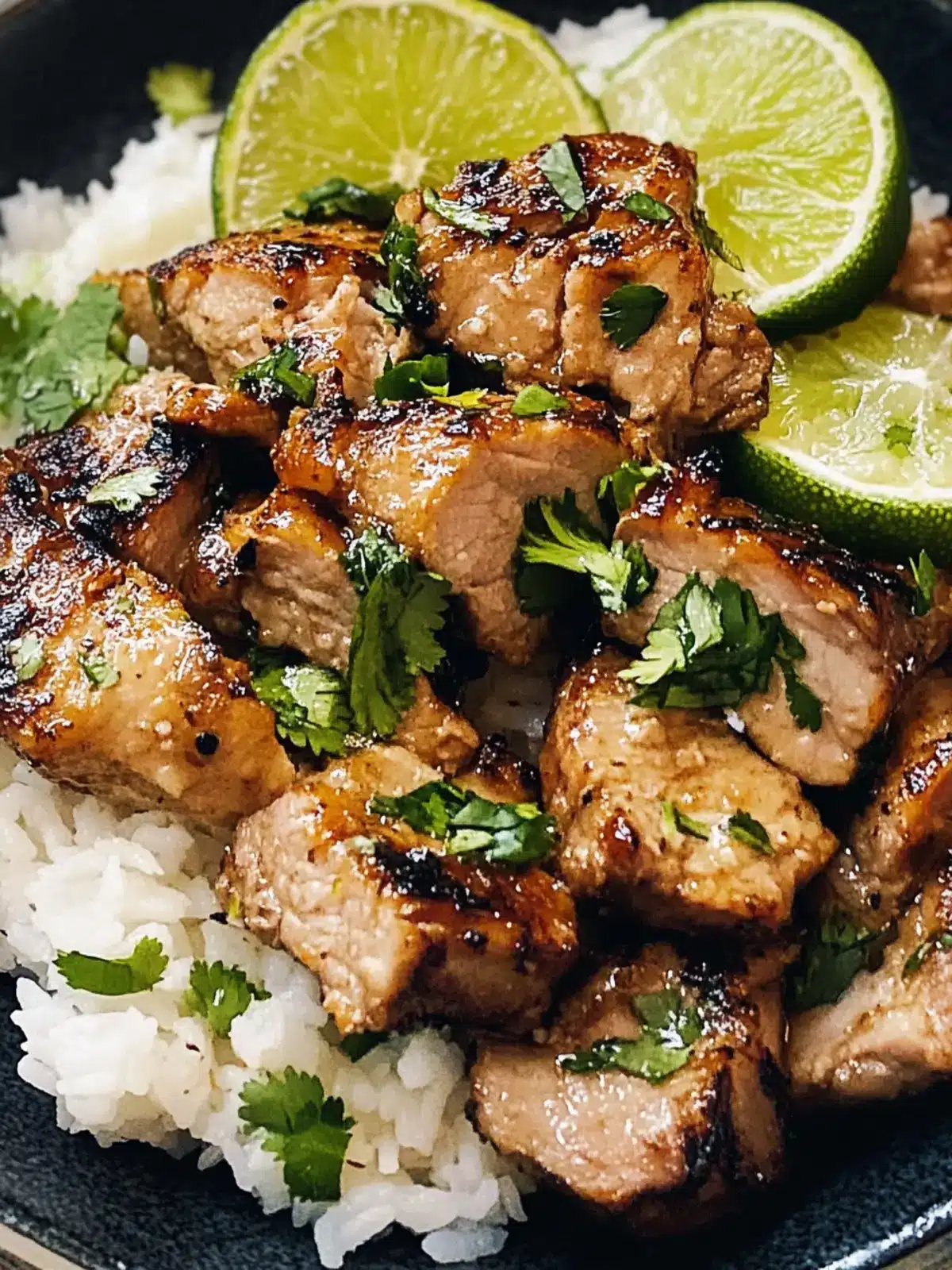 Irresistible Ginger Lime Pork with Coconut Rice Recipe
