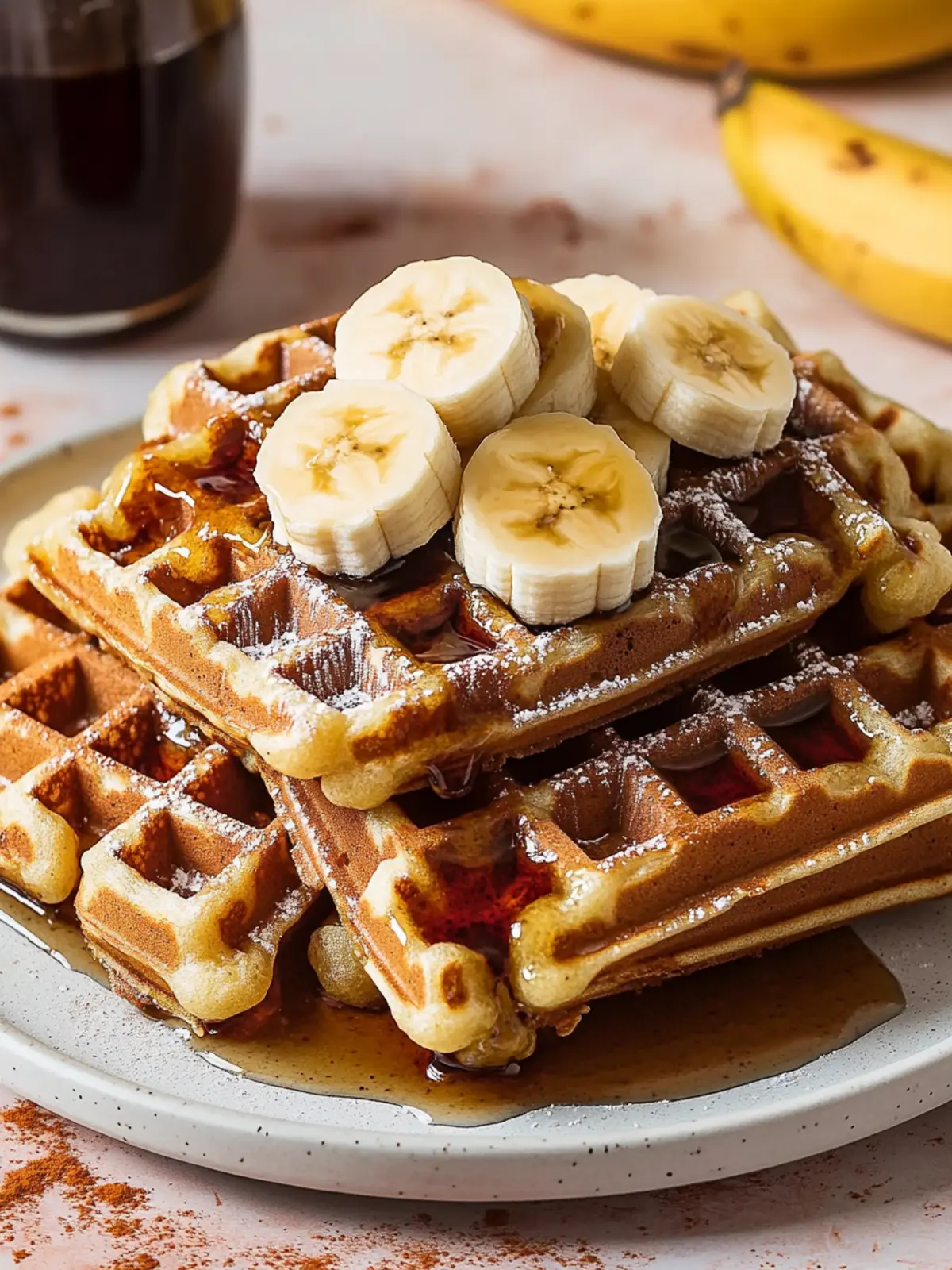 Ultimate Banana Bread Waffles: Irresistible Breakfast Delight