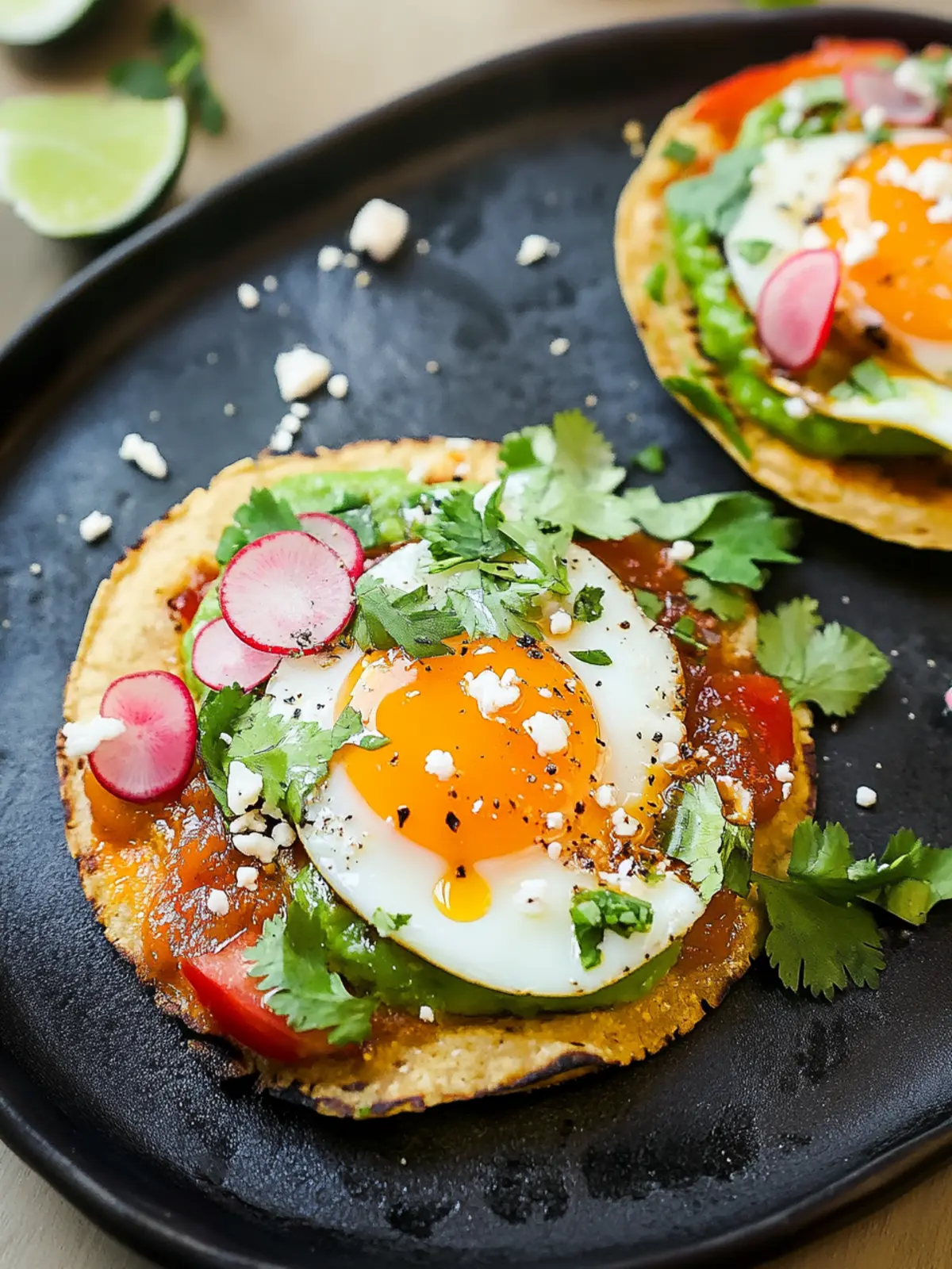 Irresistible Chili Oil Egg Breakfast Tostadas for Delish Mornings