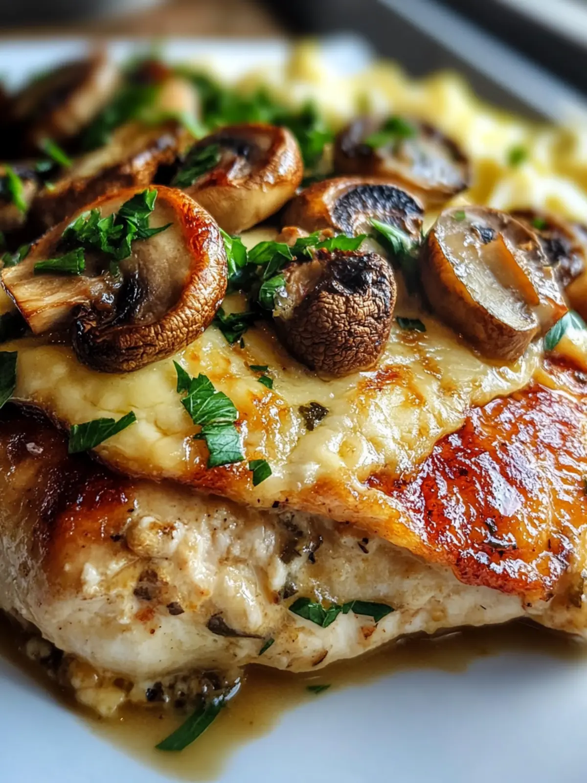 Gouda & Mushroom Stuffed Chicken: Ultimate Comforting Delight