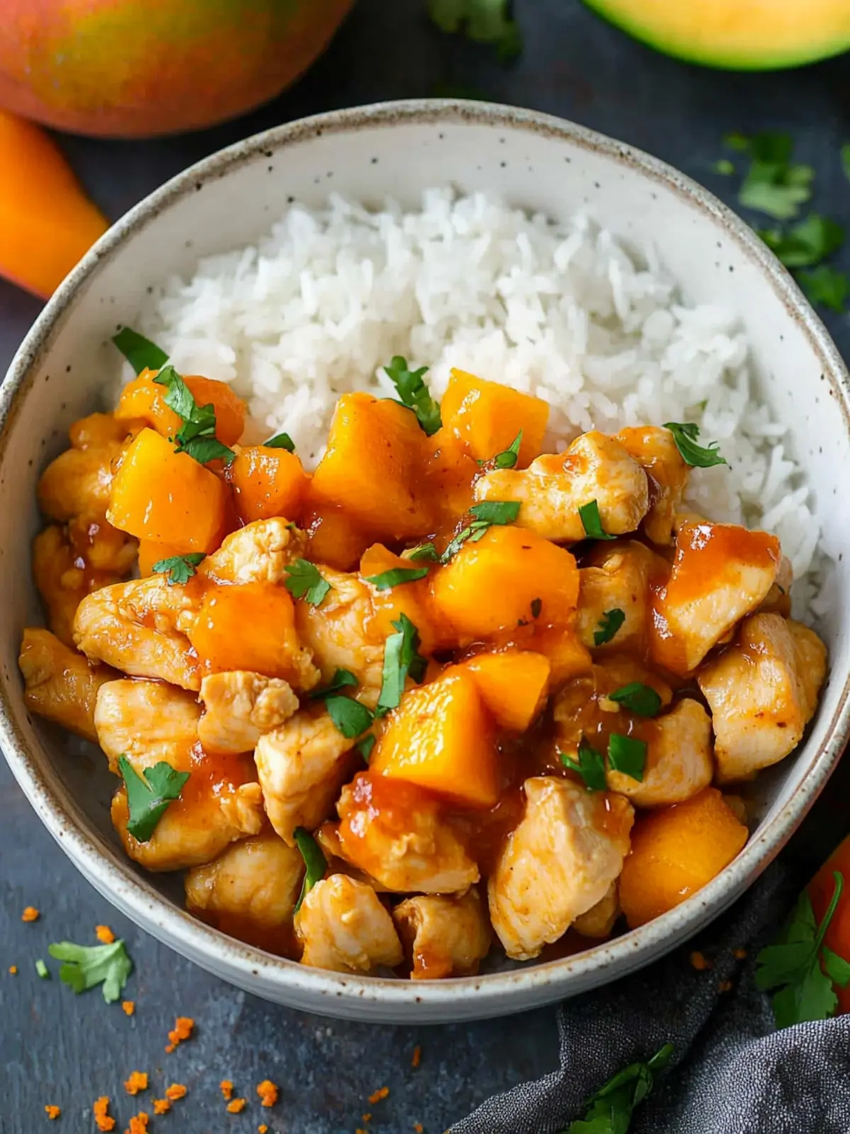 Easy Mango Chicken and Rice: A Delicious Tropical Delight