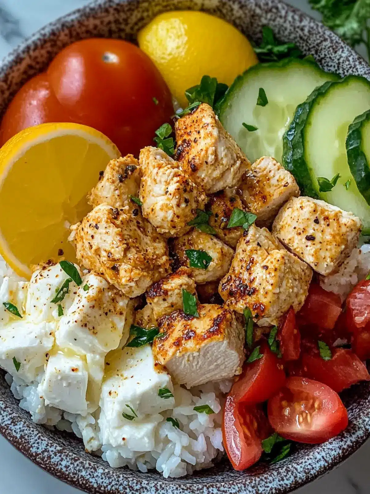 Easy Greek Chicken Bowls for Delicious Meal Prep