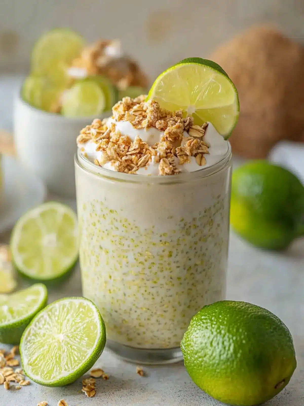 Irresistible Zesty Key Lime Pie Overnight Oats for Breakfast