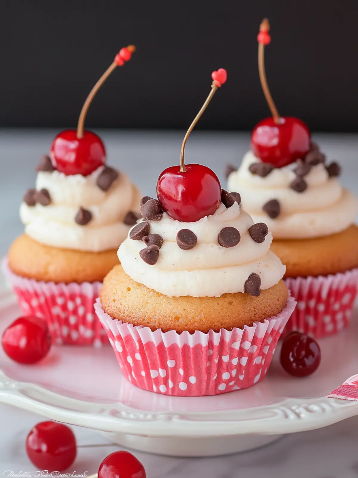 Irresistible Cherry Chip Cupcakes That Wow Every Bite