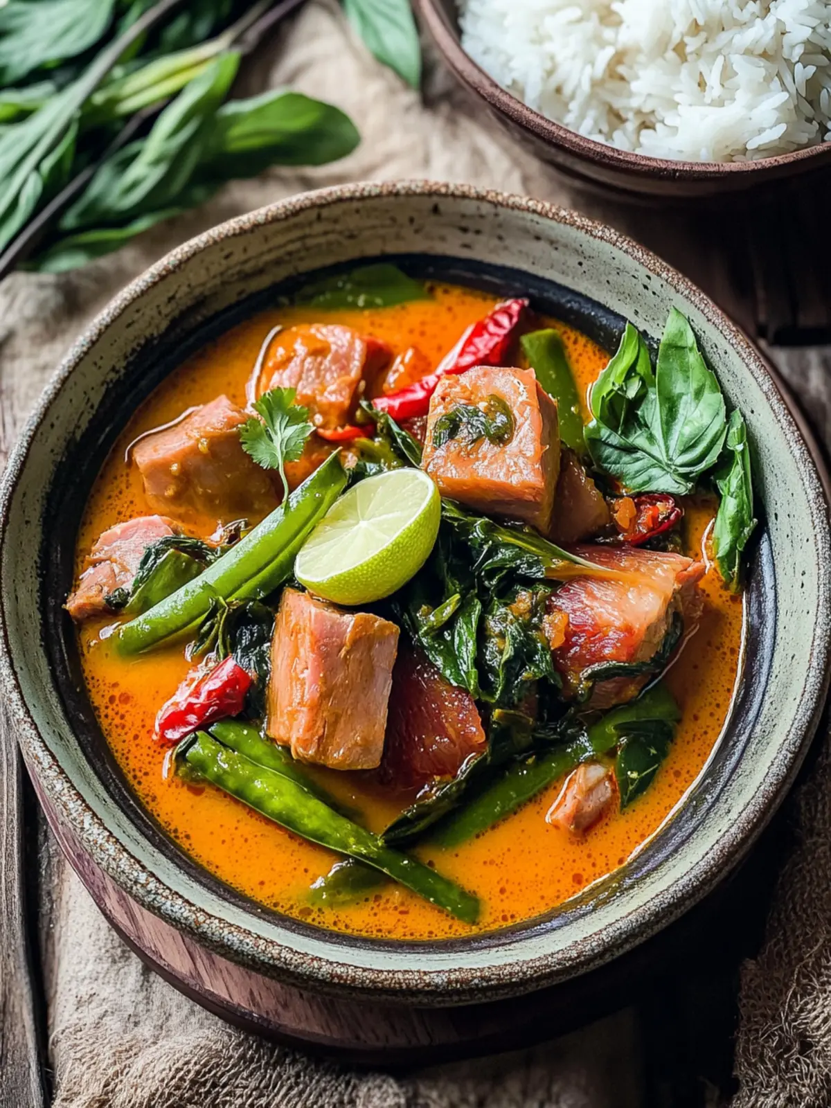 Irresistible Thai Red Curry Pork Belly: A Creamy Delight