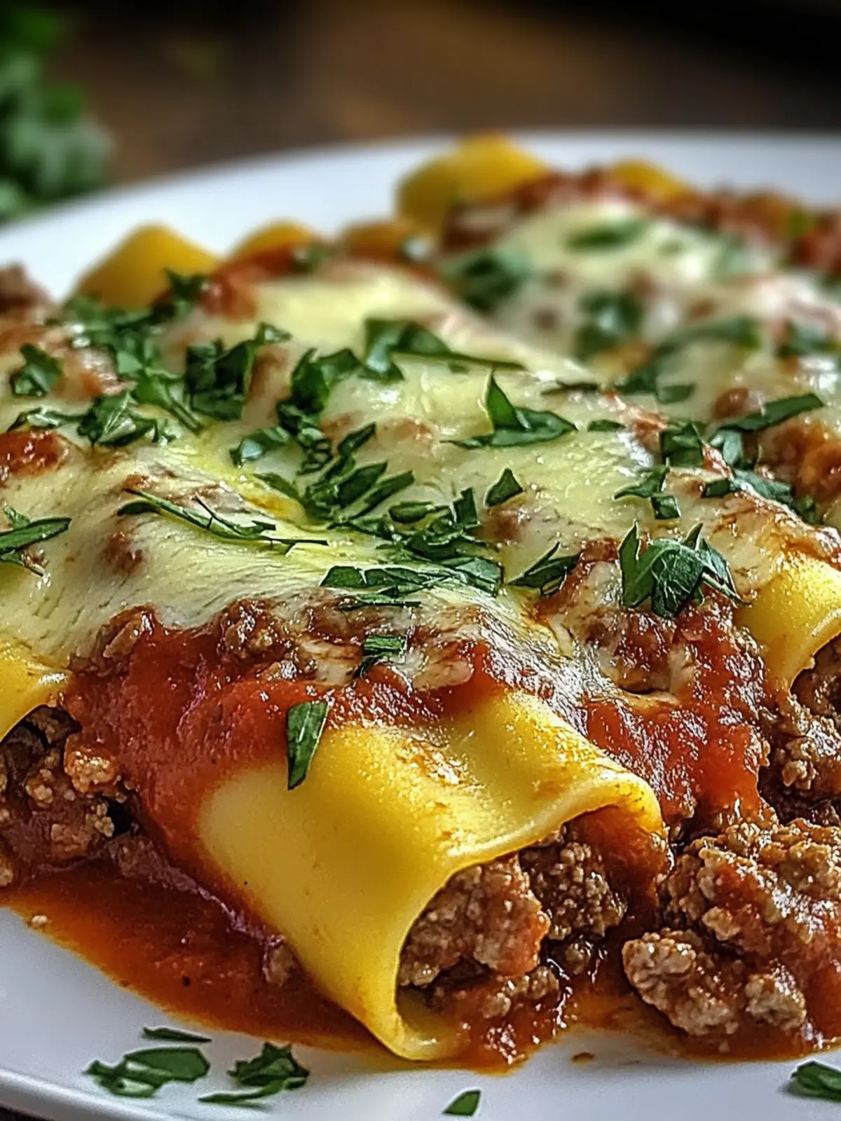 Irresistible Stuffed Manicotti with Meat Sauce for Cozy Nights