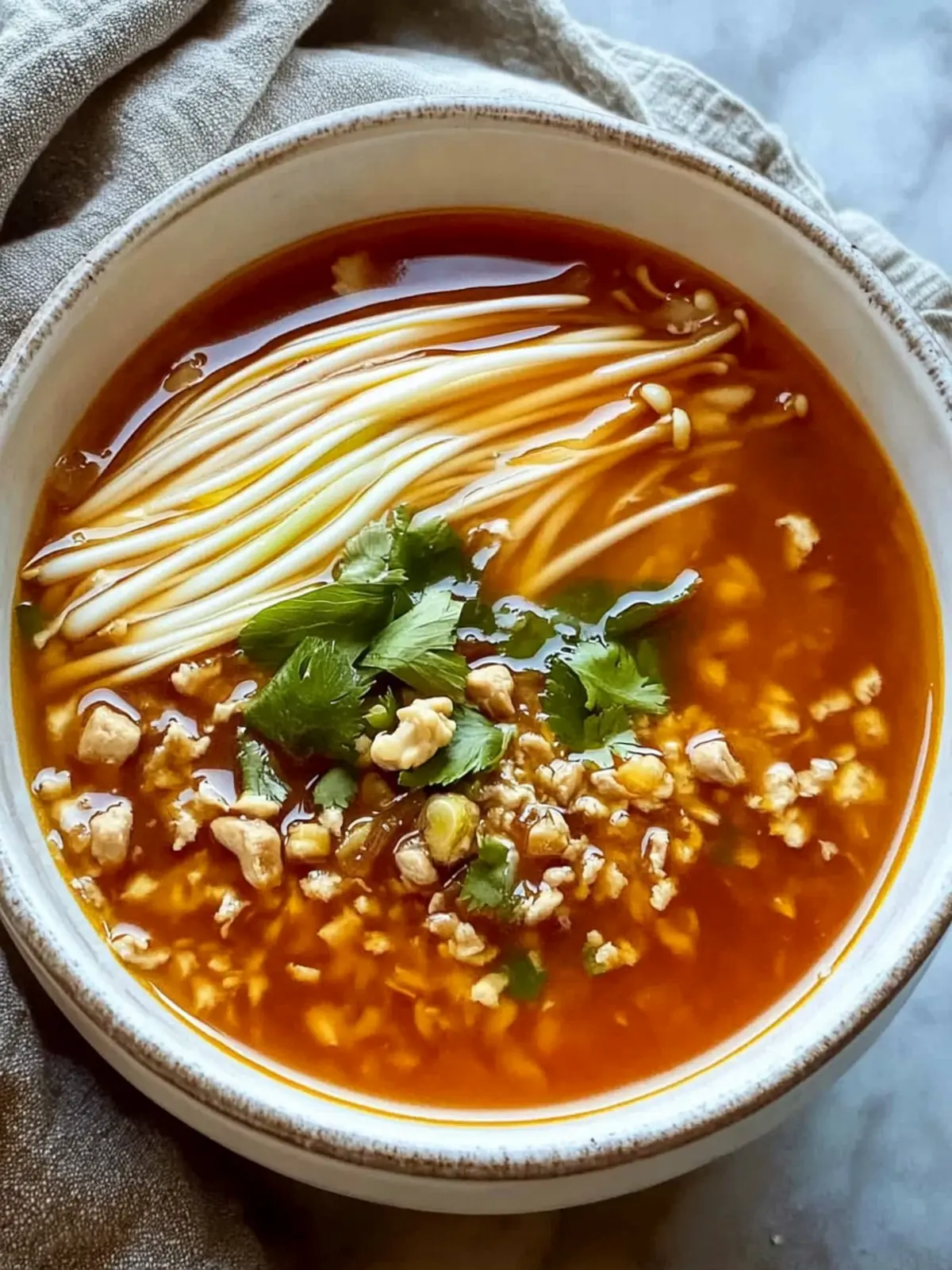 Ultimate Tomato Enoki Mushroom Soup - A Delicious Comfort Food
