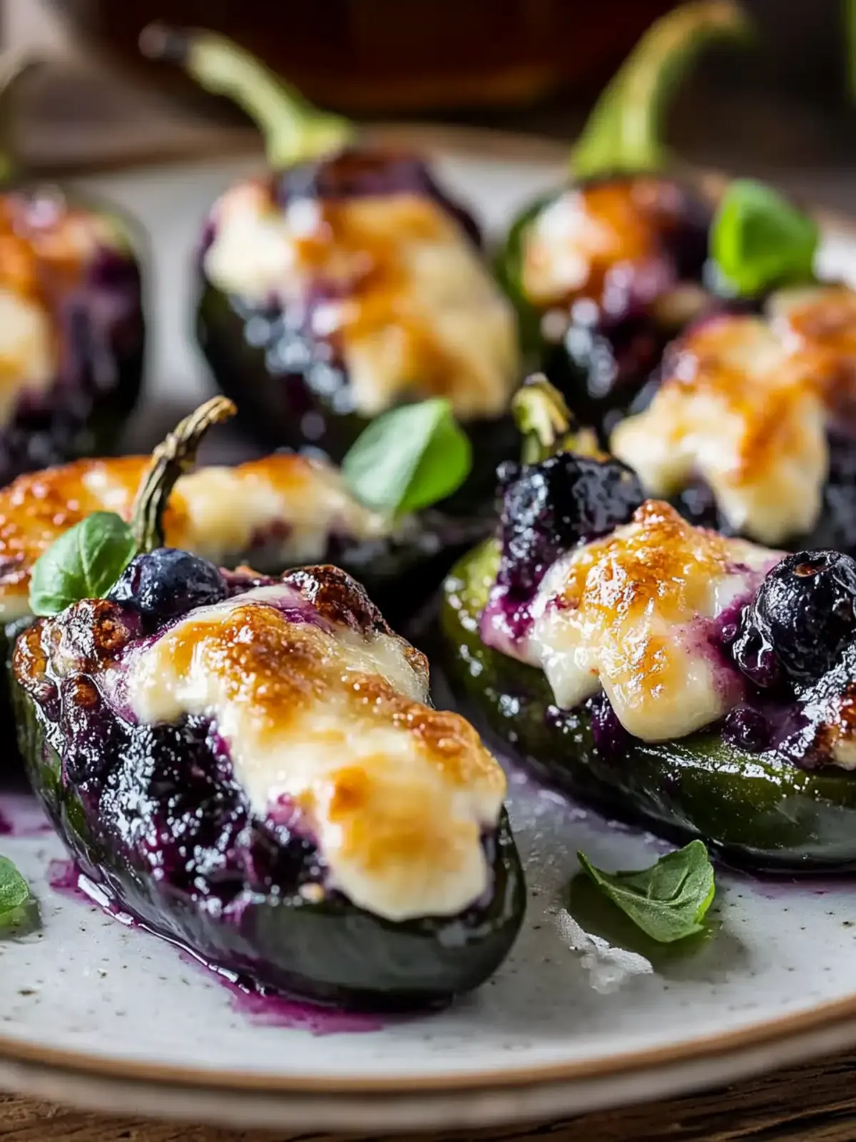 Blueberry Brie Jalapeño Poppers: Irresistible Sweet-Spicy Treats