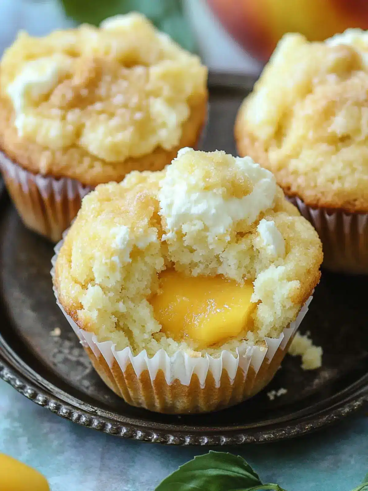 Irresistible Peach Cream Cheese Muffins for Easy Mornings