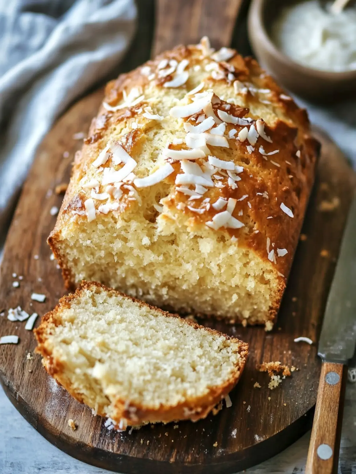 Irresistibly Easy Coconut Bread for a Tropical Escape
