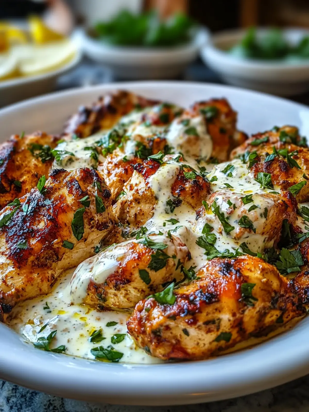 Ultimate Turkish Chicken with Creamy White Sauce: Delicious Dinner