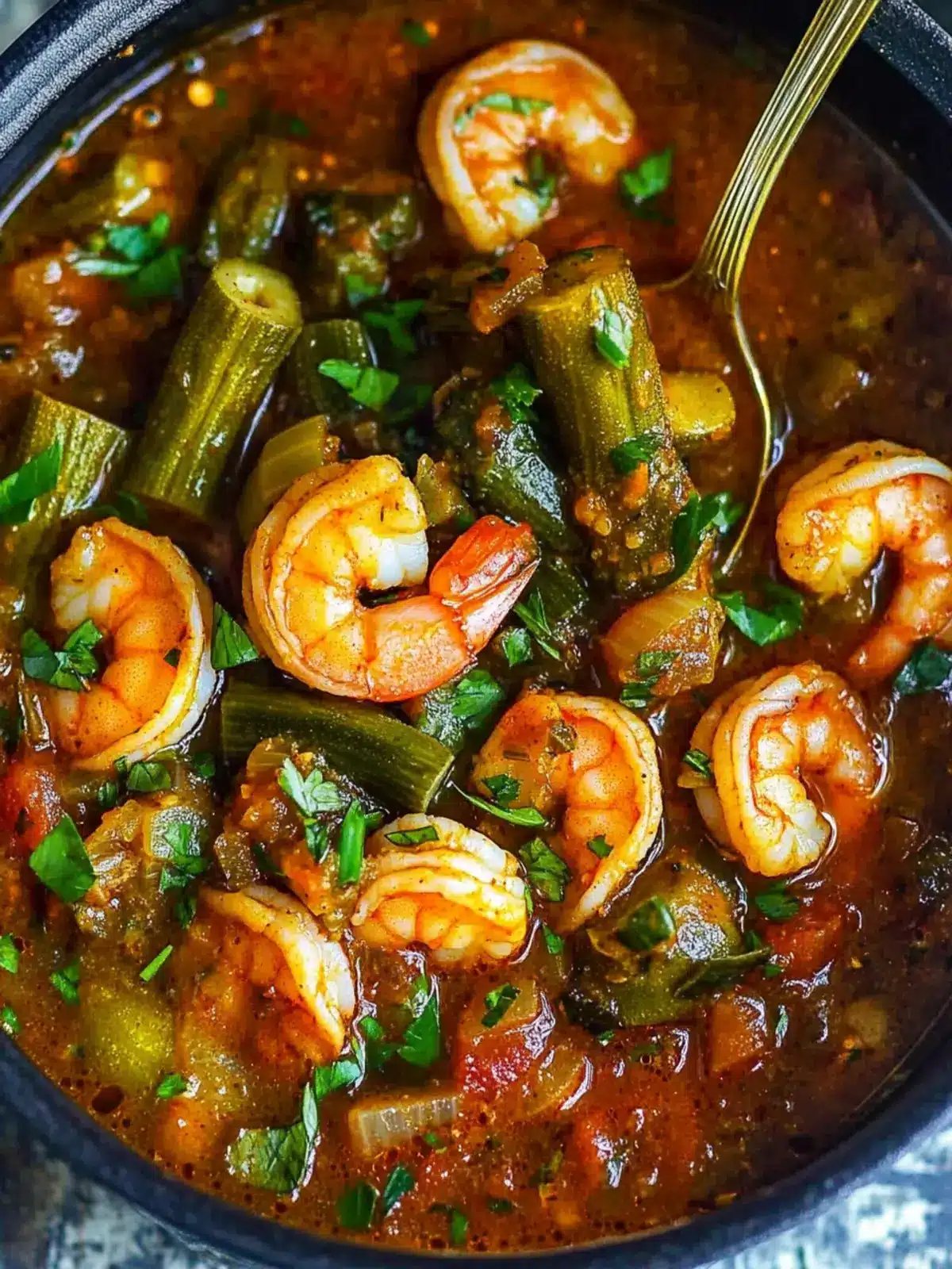 Stunning Okra And Shrimp Stew Photos