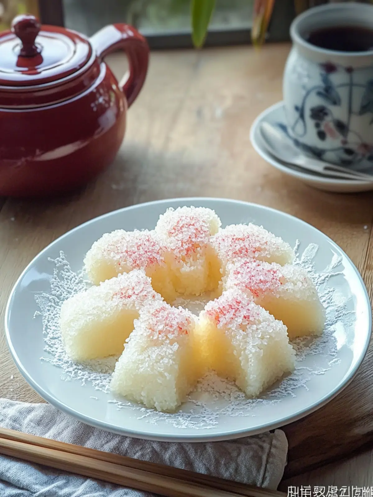 Irresistible Steamed Tapioca Cake: A Moist Vegan Delight