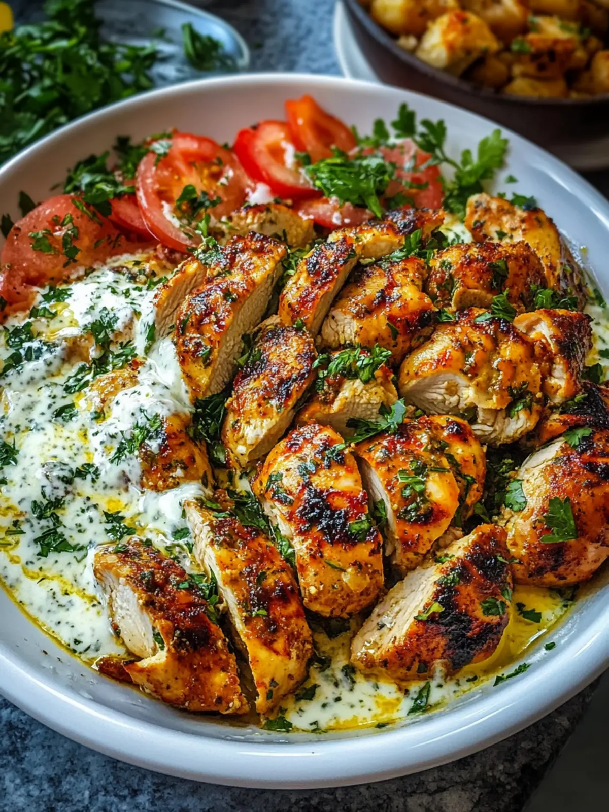 Ultimate Turkish Chicken with Creamy White Sauce: Delicious Dinner