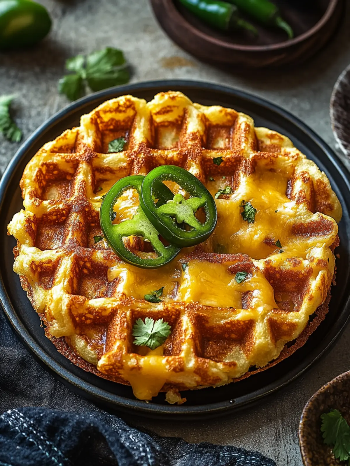 Deliciously Easy Jalapeño Cheddar Chaffle Recipe