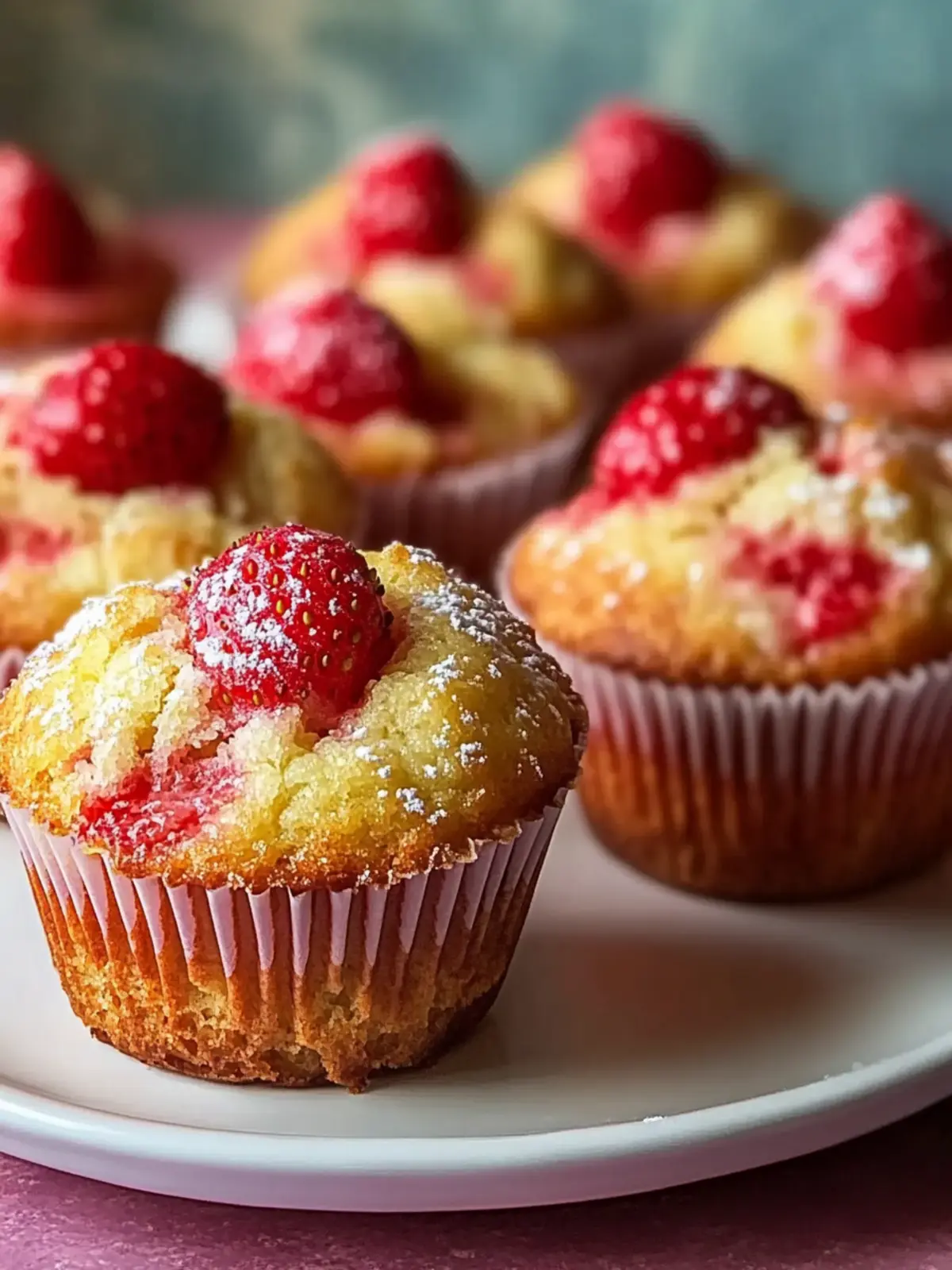 Irresistible Italian Strawberry Muffins You’ll Adore