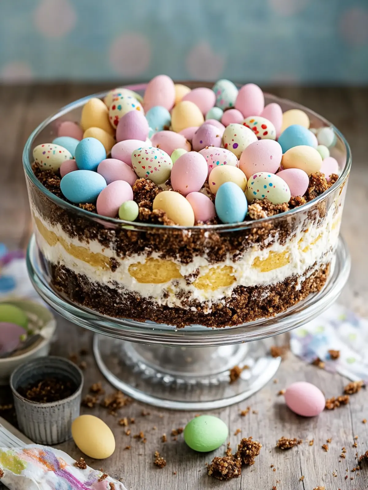 Easy No-Bake Easter Dirt Cake Casserole - Deliciously Fun!