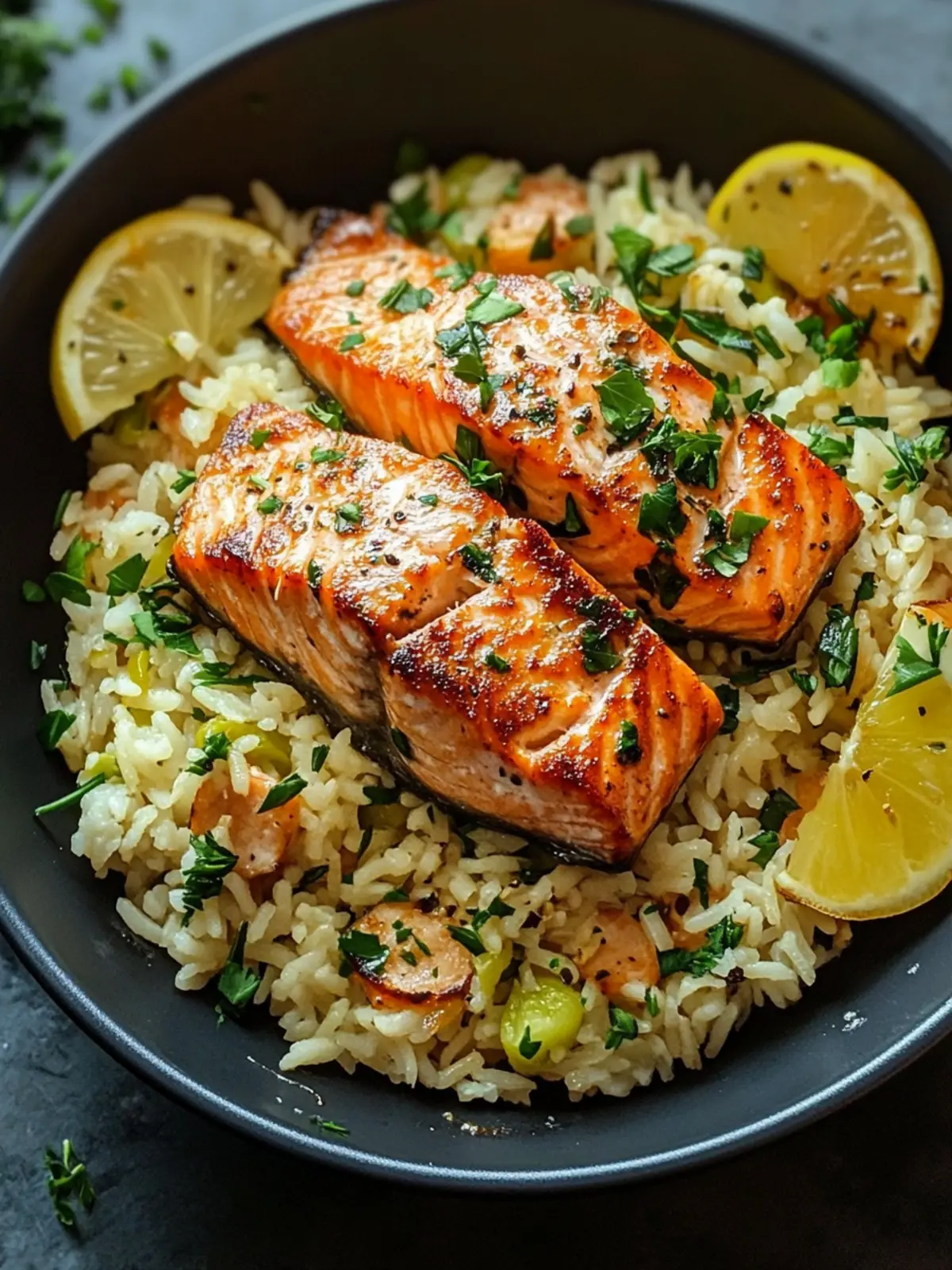 One Pot Salmon and Rice: Easy, Flavor-packed Family Dinner