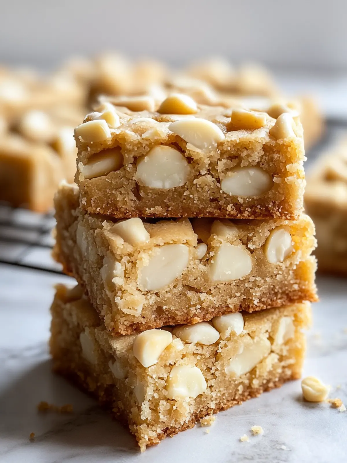 Irresistible White Chocolate Macadamia Cookie Bars Recipe