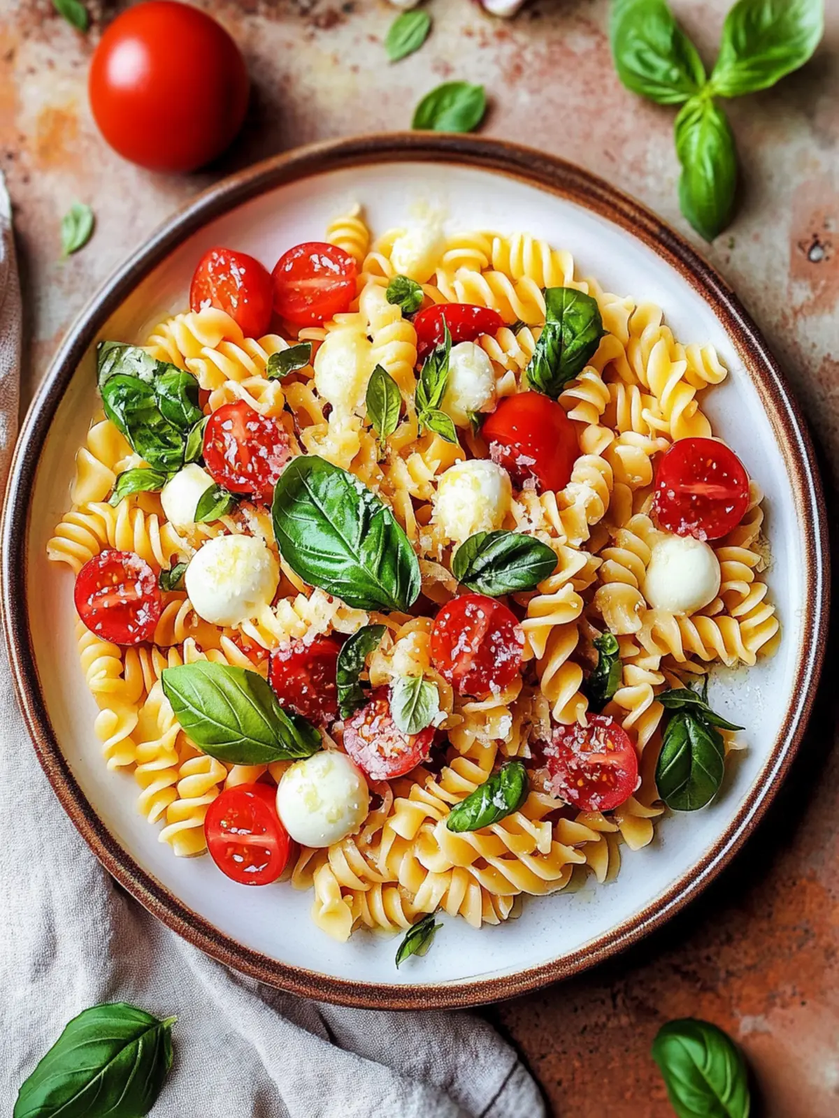 Irresistible Caprese Pasta Salad: Perfect Summer Delight